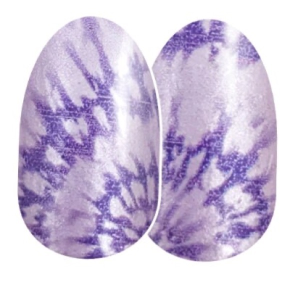 Color Street | Makeup | Rare Color Street Strict Dyeit Purple Tie Dye ...